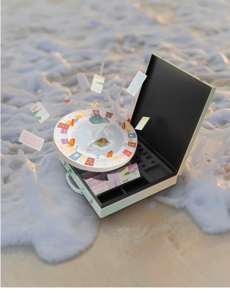 Premium Monopoly Board Game Resin 3D Islandopoly Board Game - Etsy