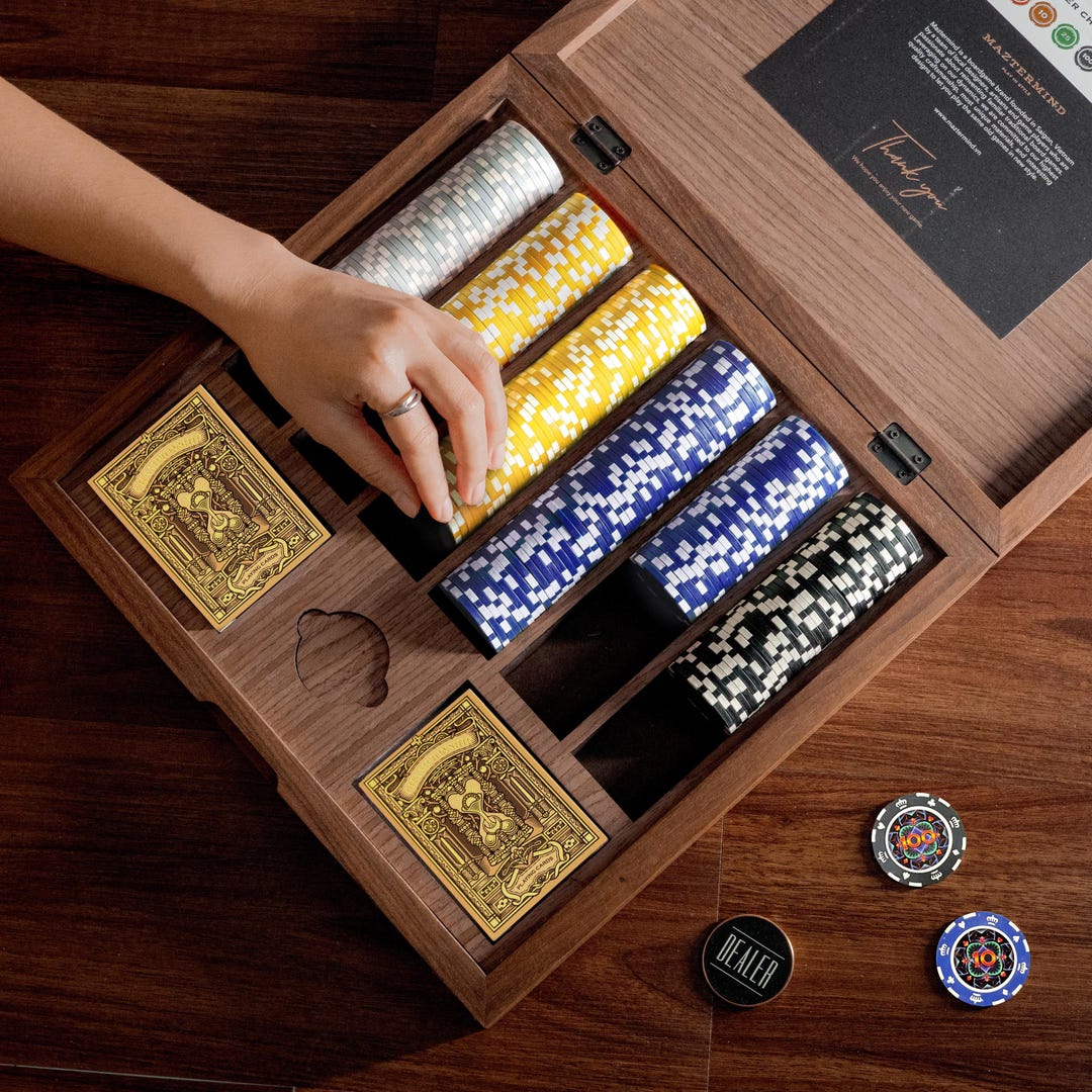 Premium Poker Chip Set, Professional Poker Chip Set, Personalized Poker ...