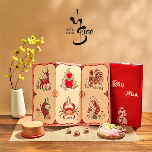 Vietnamese Bau Cua Tom Ca - Gourd-crab-shrimp-fish Game - Lucky Game ...