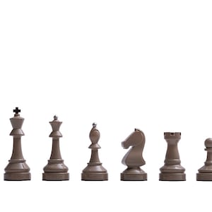 Bespoke Chess Pieces Only, Large Chess Pieces, King Size 3.6", Resin ...