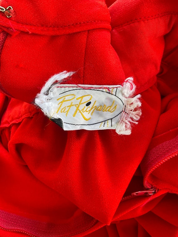 1970s red Pat Richards dress - Gem