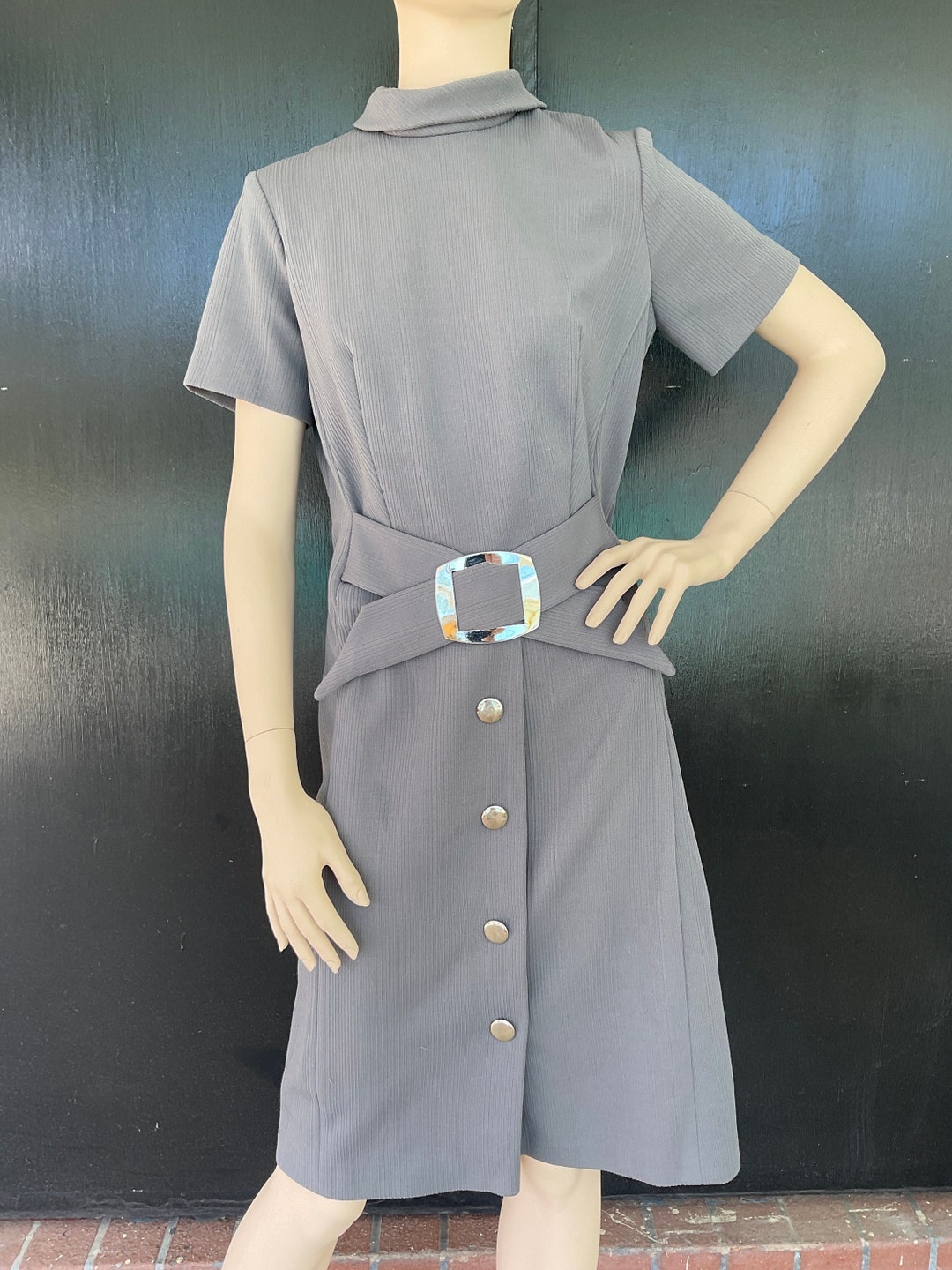 1960s Gray Burt Stanley Dress - Etsy
