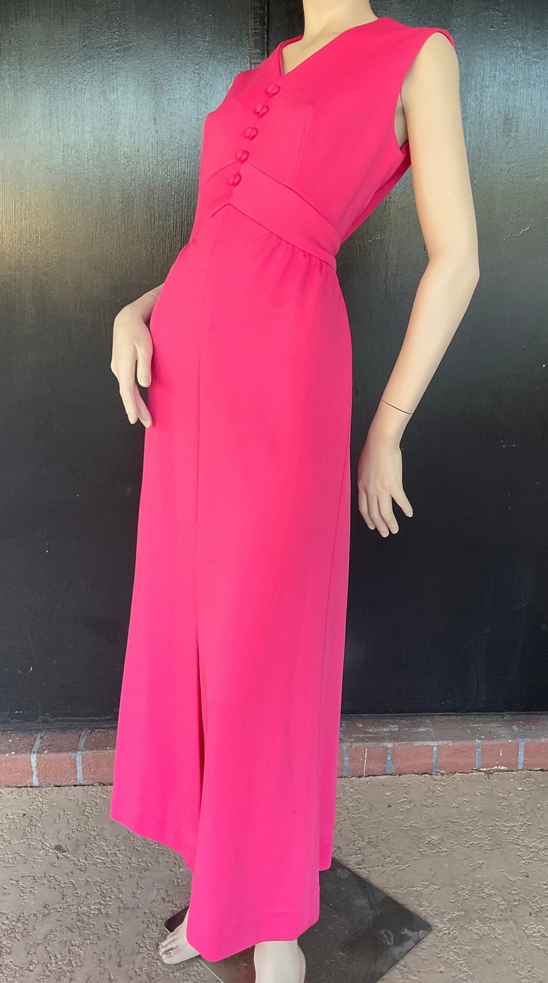 1970s Pink Andrea Gayle Dress - Etsy