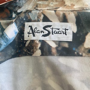 1970s Blue, Gray and White Alan Stuart Shirt - Etsy