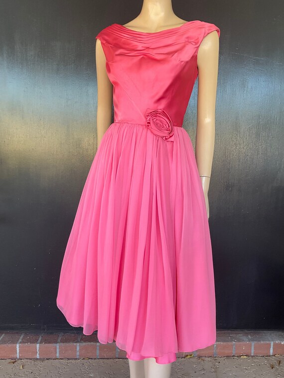 50s dress 1950s pink - Gem