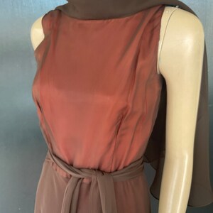 1970s Brown Harold Levine Dress - Etsy