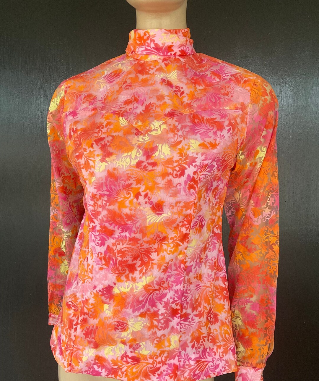 1960s Pink H Bar C Blouse Etsy 1960s Pink H Bar C Blouse Etsy