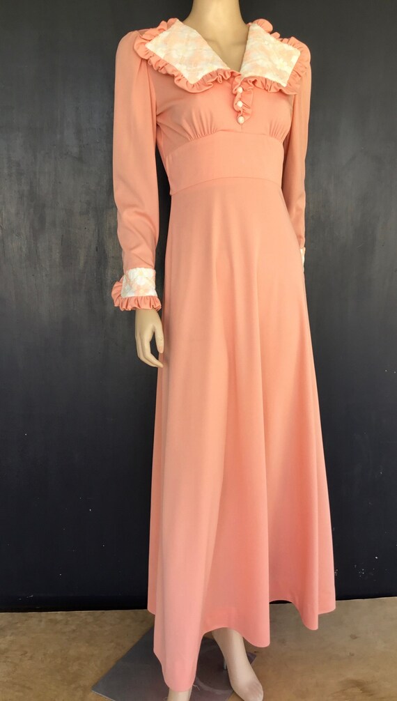70s polyester maxi - Gem