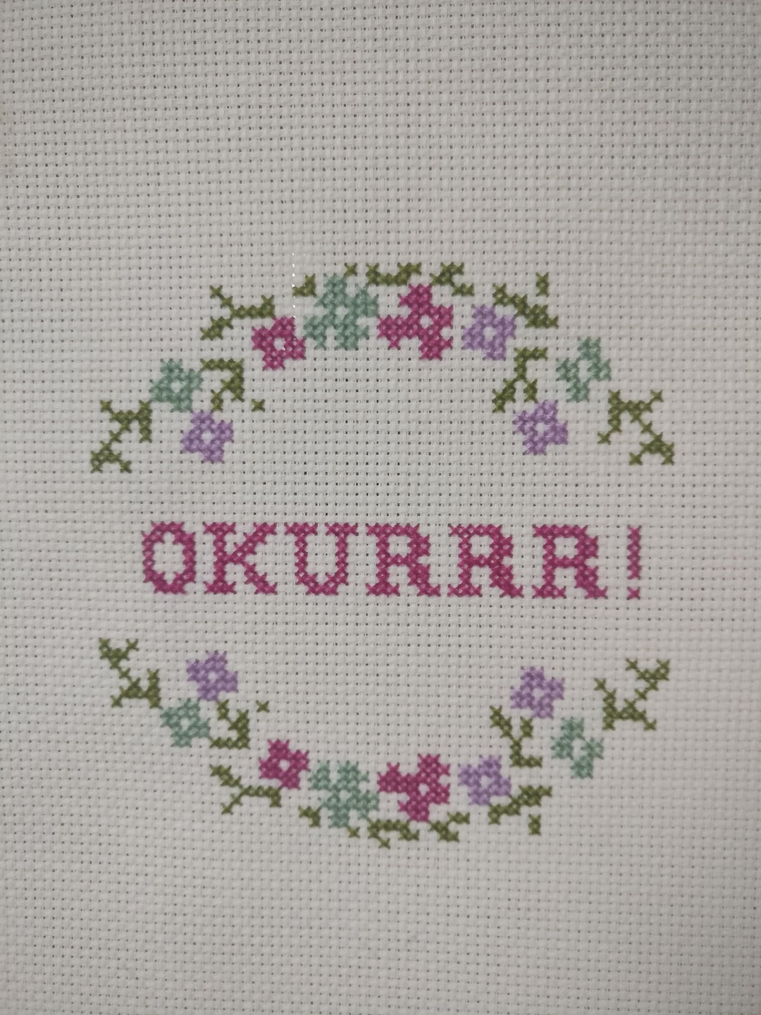 Rap Artist Cardi B Catchphrase OKURRR! Modern Subversive Cross Stitch ...