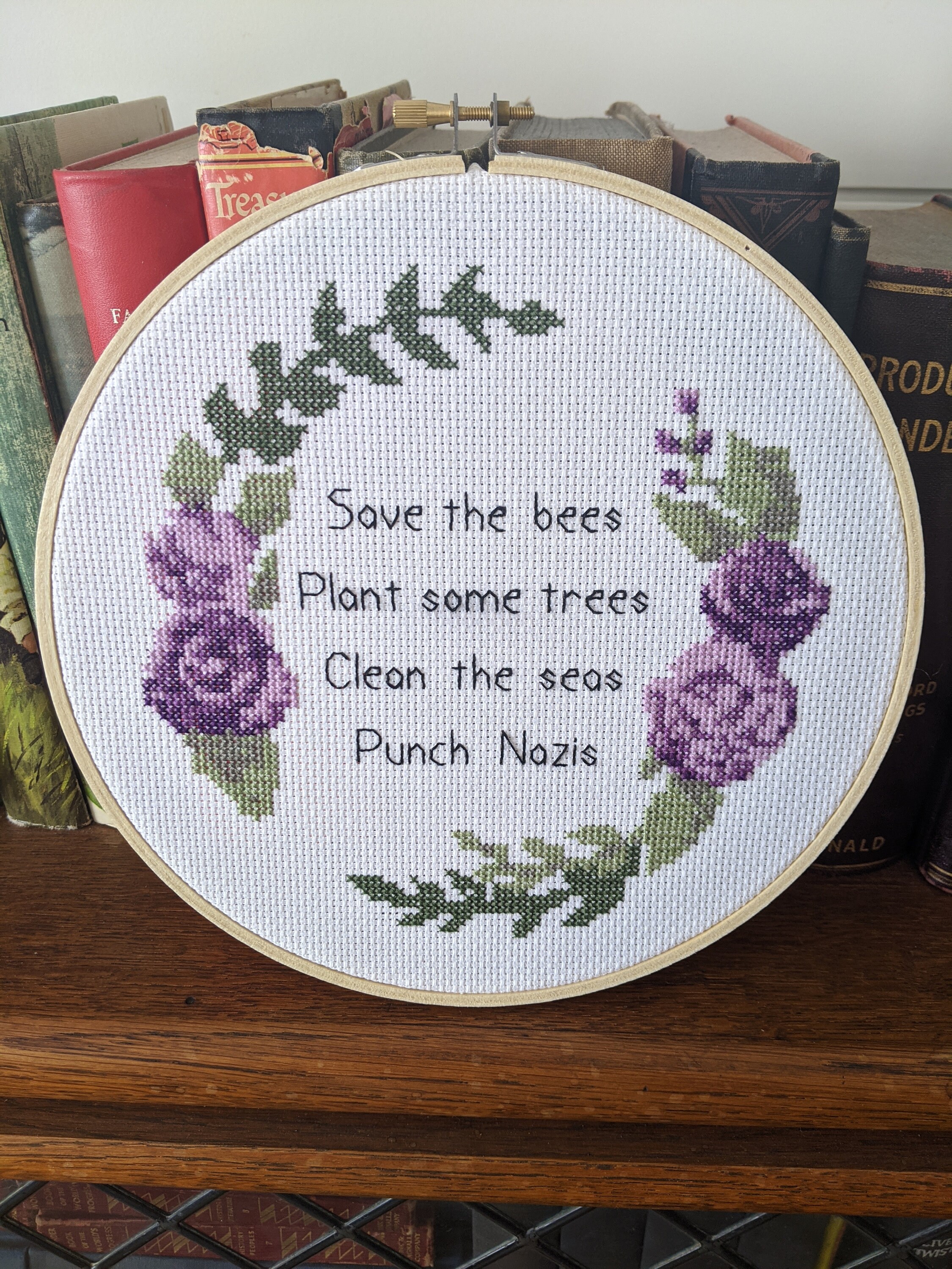 PATTERN Save the Bees, Plant Some Tree, Clean the Seas, Punch Modern ...