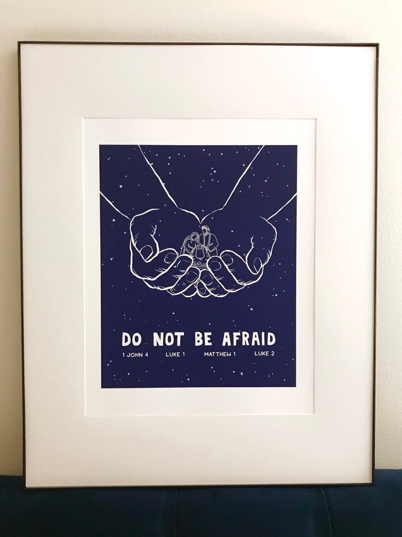 Do Not Be Afraid Art Print - Etsy