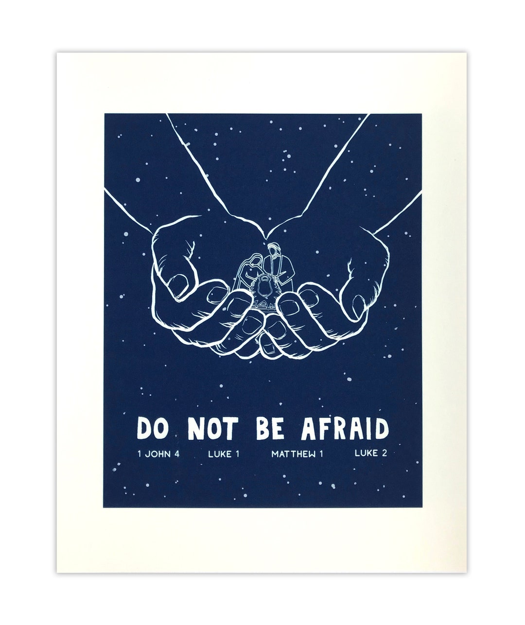 Do Not Be Afraid Art Print - Etsy