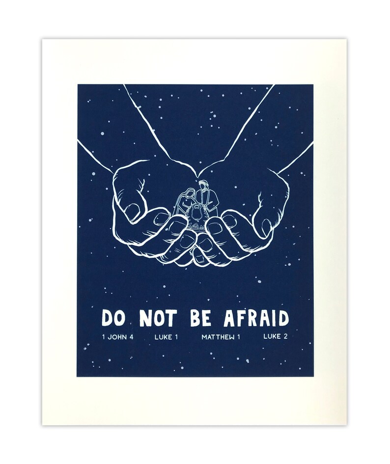 Do Not Be Afraid Art Print - Etsy