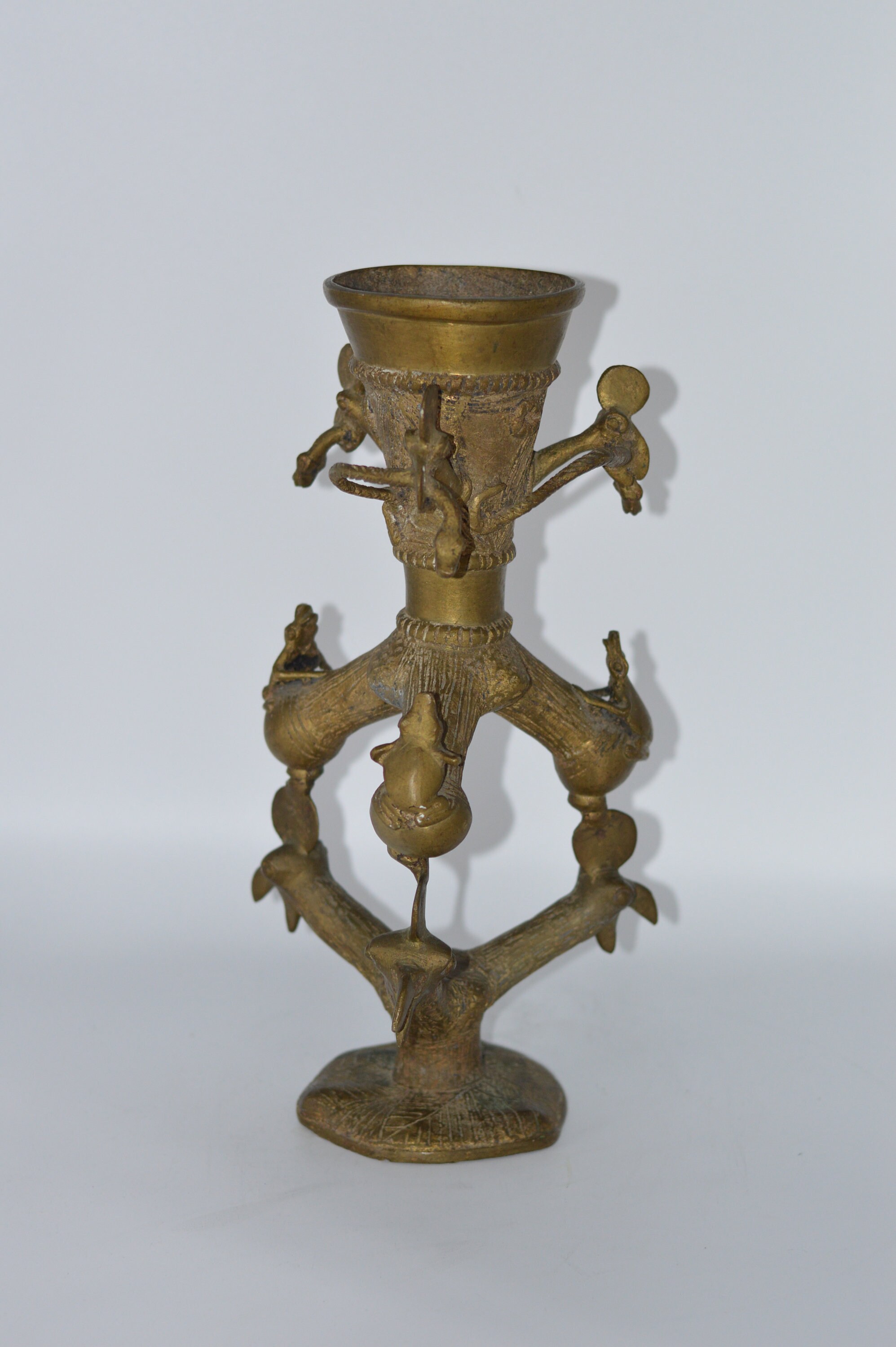 Bronze Gilded Tree Sculpture / Tree Sculpture Curiosity / Sculpture ...