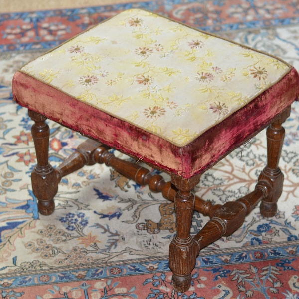 Oak Footstool - Etsy