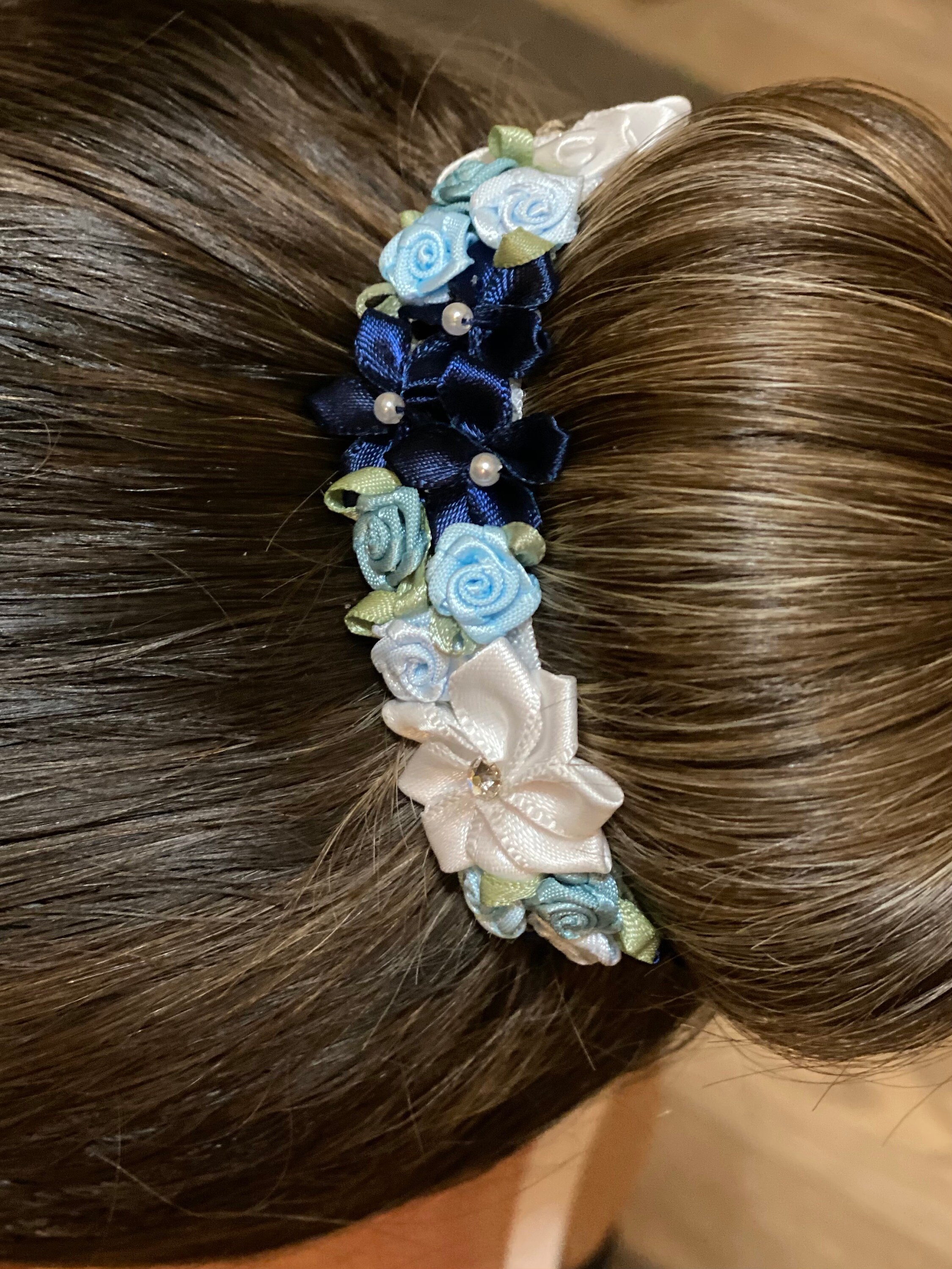 PETITE BLUES Ballet Bun Wrap, Ballerina Bun Crown, Bun Hair Accessories ...