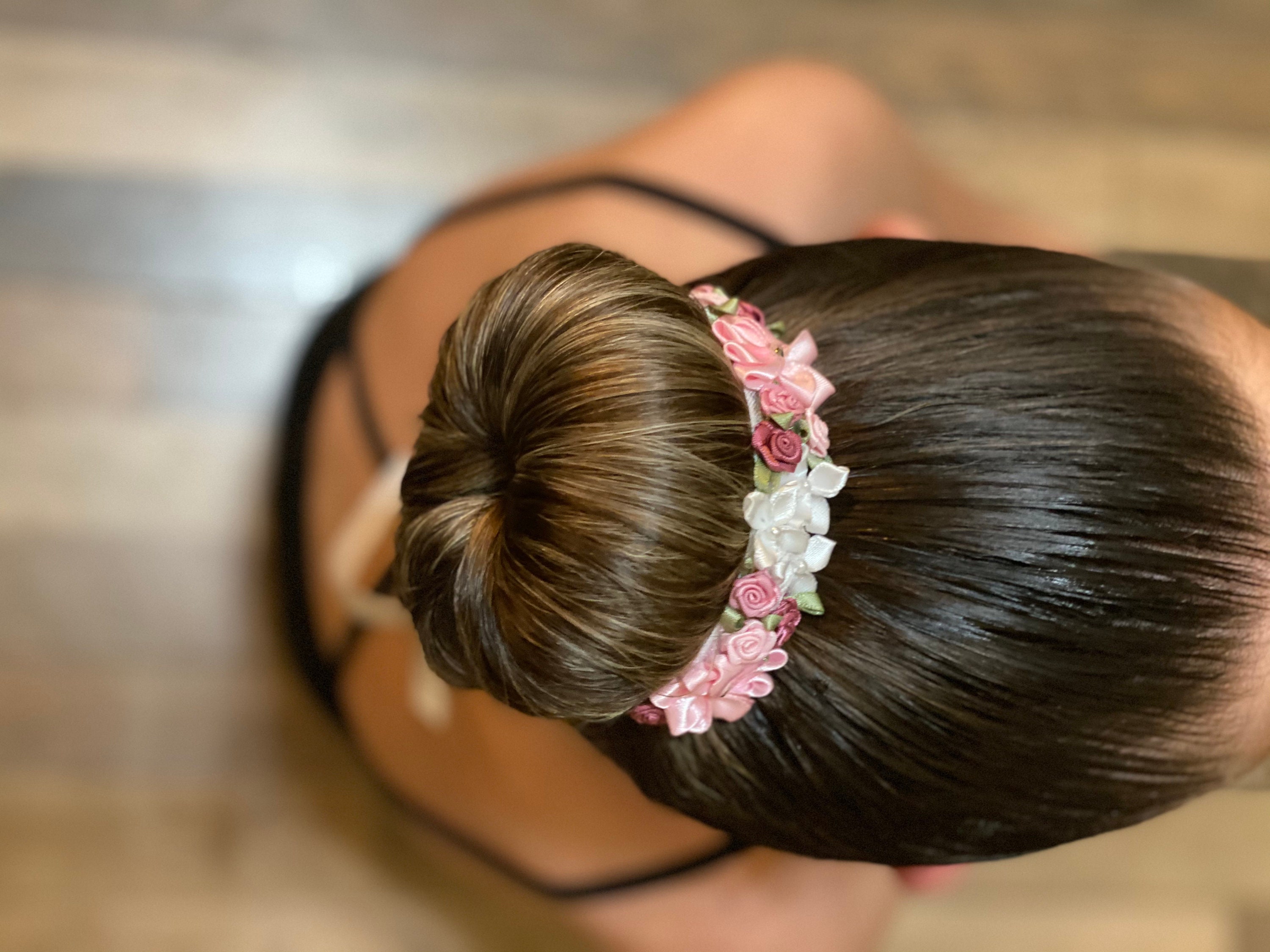 PETITE PINK Ballet Bun Wrap Ballerina Bun Crown Bun Hair - Etsy Australia