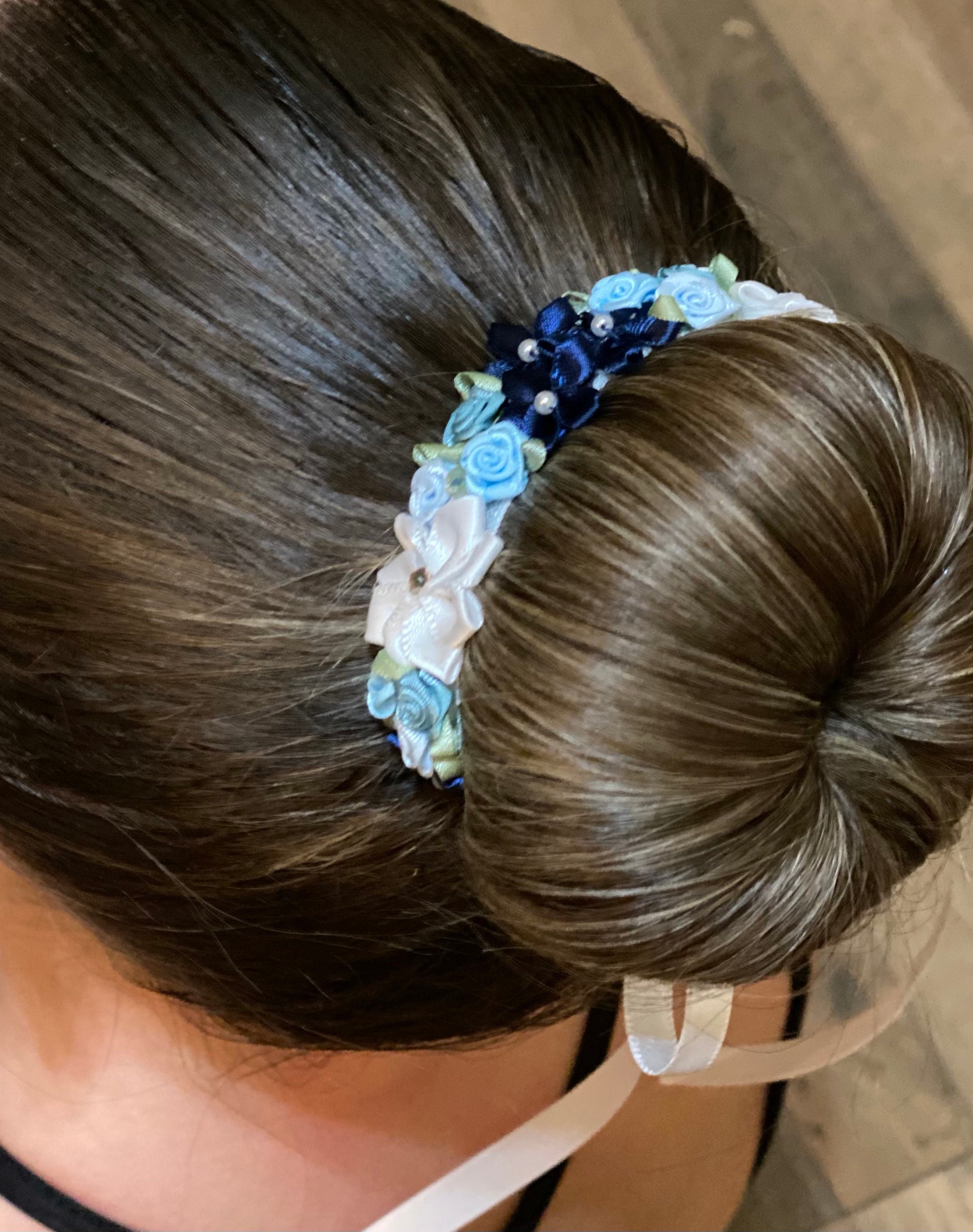 PETITE BLUES Ballet Bun Wrap Ballerina Bun Crown Bun Hair - Etsy