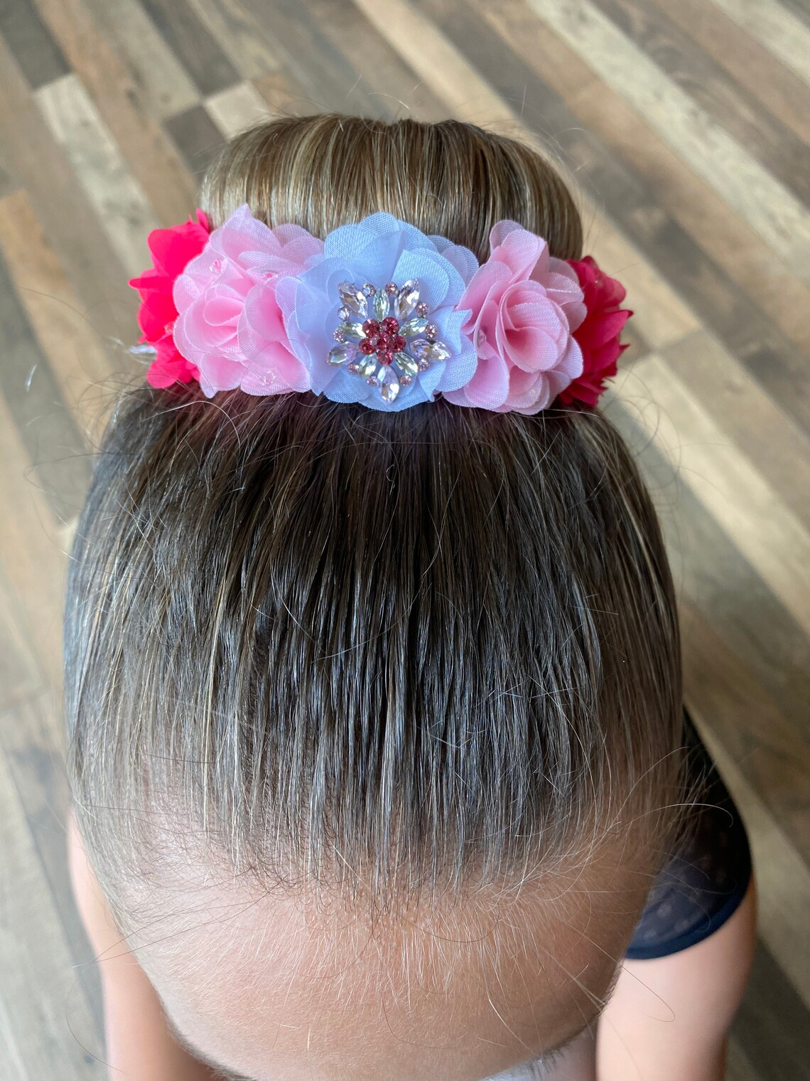 PRETTY in PINK Ballet Bun Wrap Ballerina Bun Crown Ballet | Etsy
