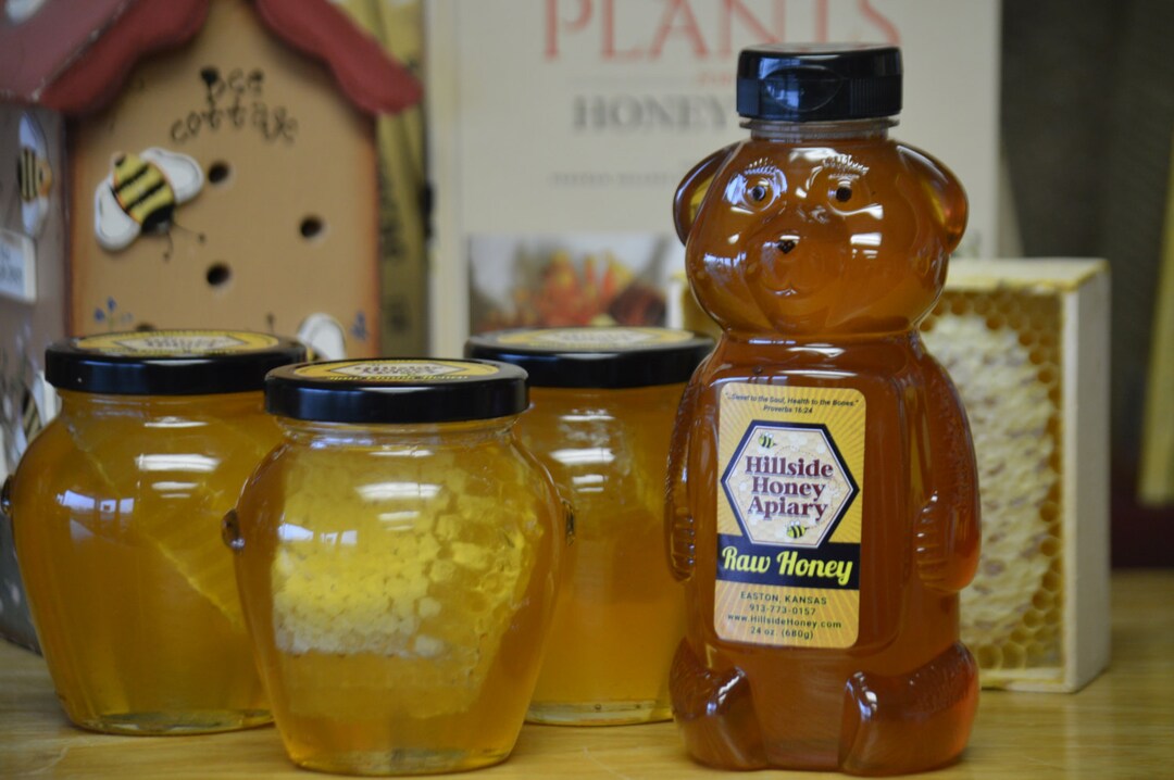 Raw Unpasteurized Honey: Kansas Bee Farm, 24 Oz Bear - Etsy