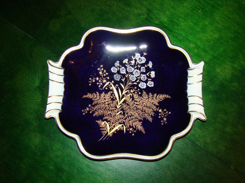 Echt Weimar Kobalt-weimar Germany-weimar Porcelain Plate weimar ...