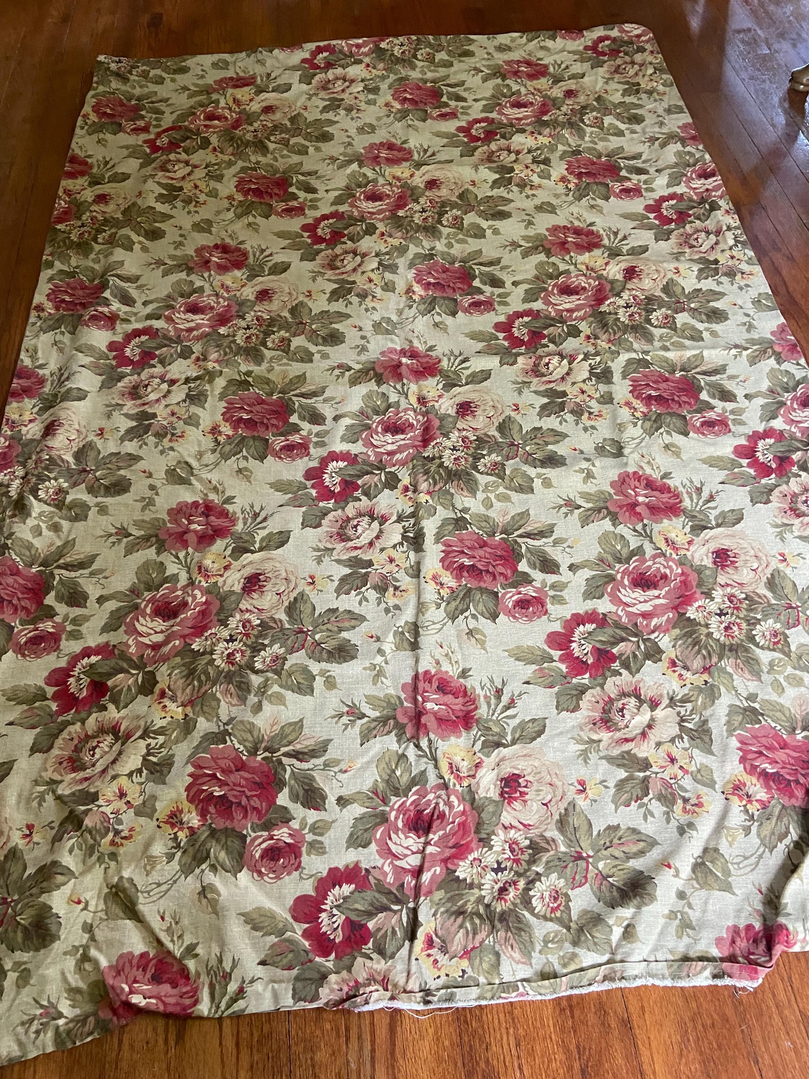 Cotton Cabbage Rose Duvet - Etsy