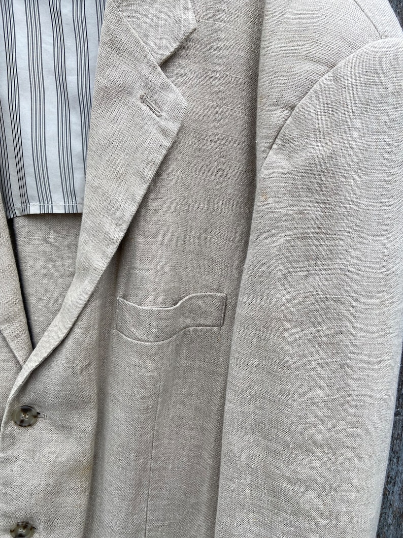 Vintage Men’s Gap Linen Unstructured Jacket. Classic. - Etsy