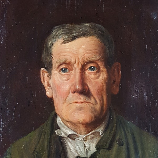 Antique Painting of Man - Etsy