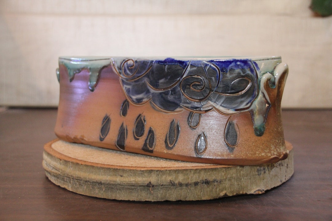 Ceramic Trough Bowl planter Rainy Day Trough - Etsy