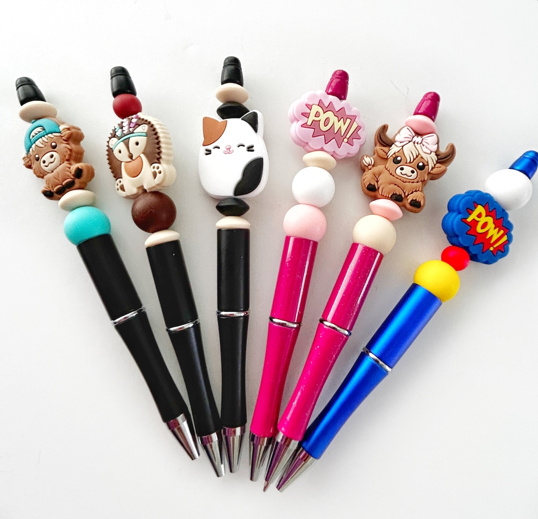 Beaded Pen: Fun Sensory Fidget Pen, Gifts for Kids and Teachers - Etsy