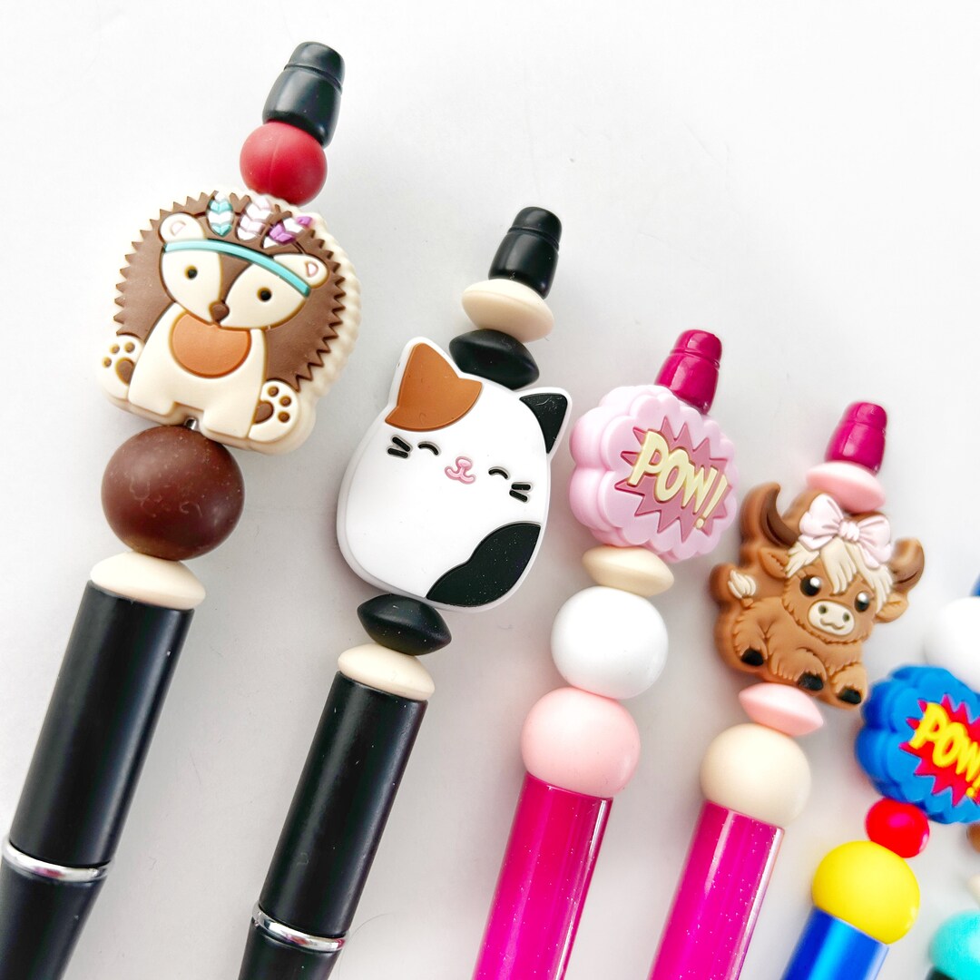 Back to School Beaded Fun Pen| Teacher Gift | Student Gift | Retro Pen ...