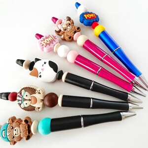 Back to School Beaded Fun Pen| Teacher Gift | Student Gift | Retro Pen ...
