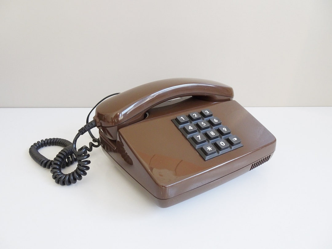 Vintage Tastentelefon Telefon Aus Kunststoff 90er Requisite - Etsy