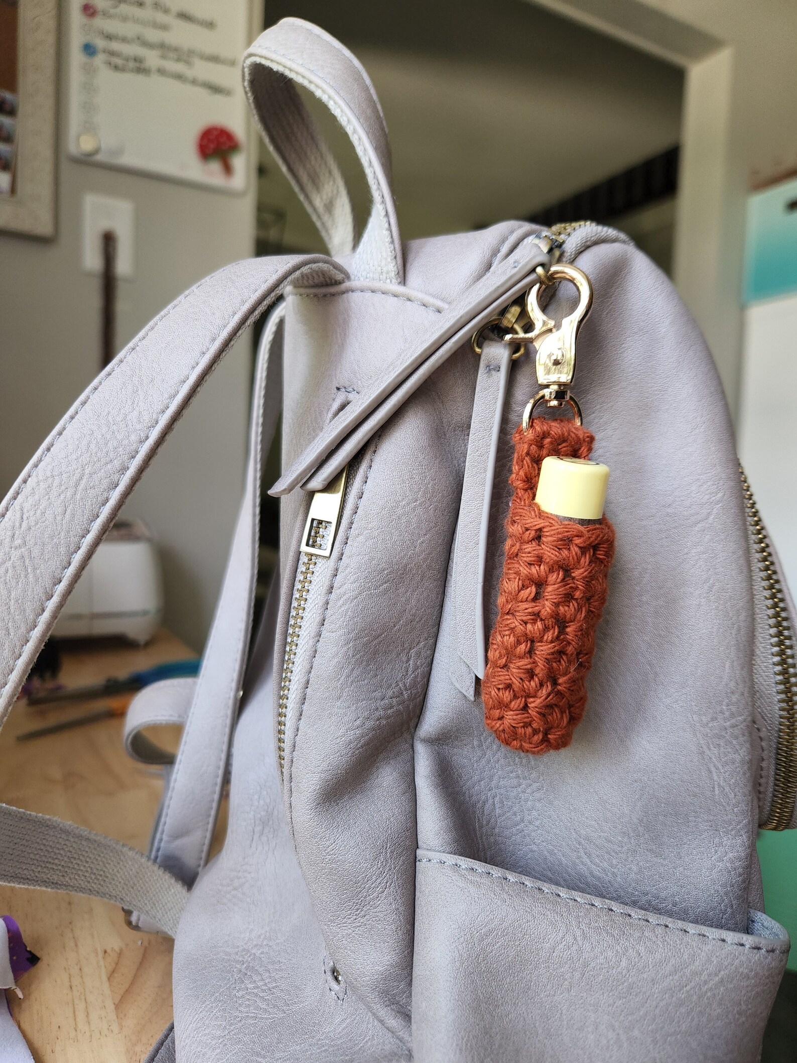 Crochet Pattern Chapstick Keychain - Etsy