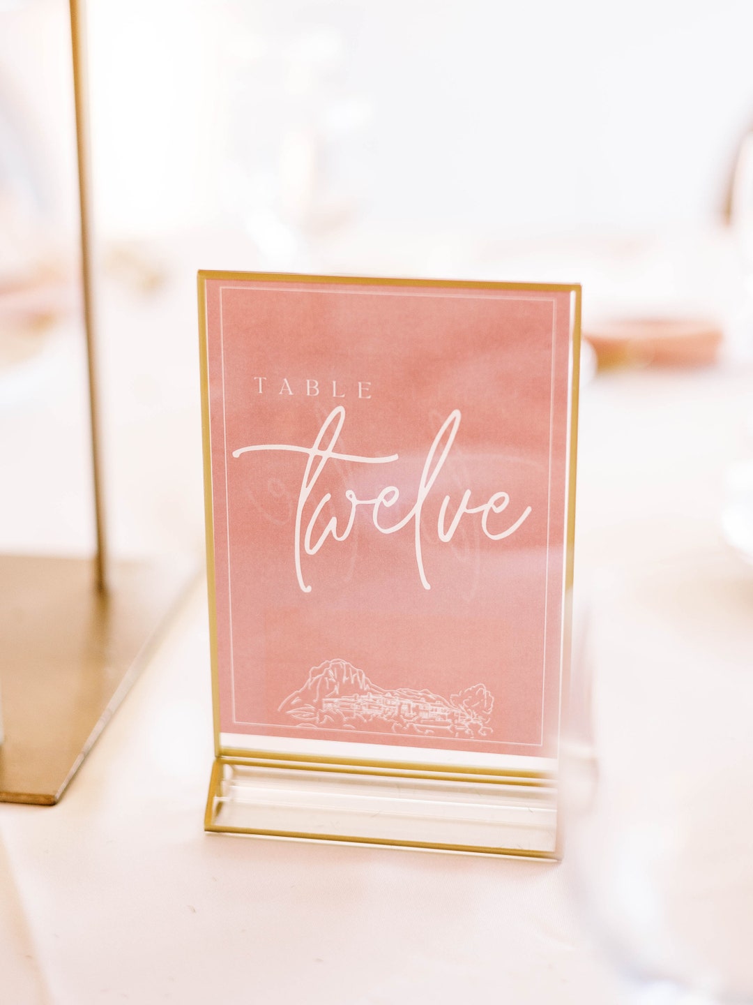 Editable Table Number Template, Classic and Minimal - Etsy