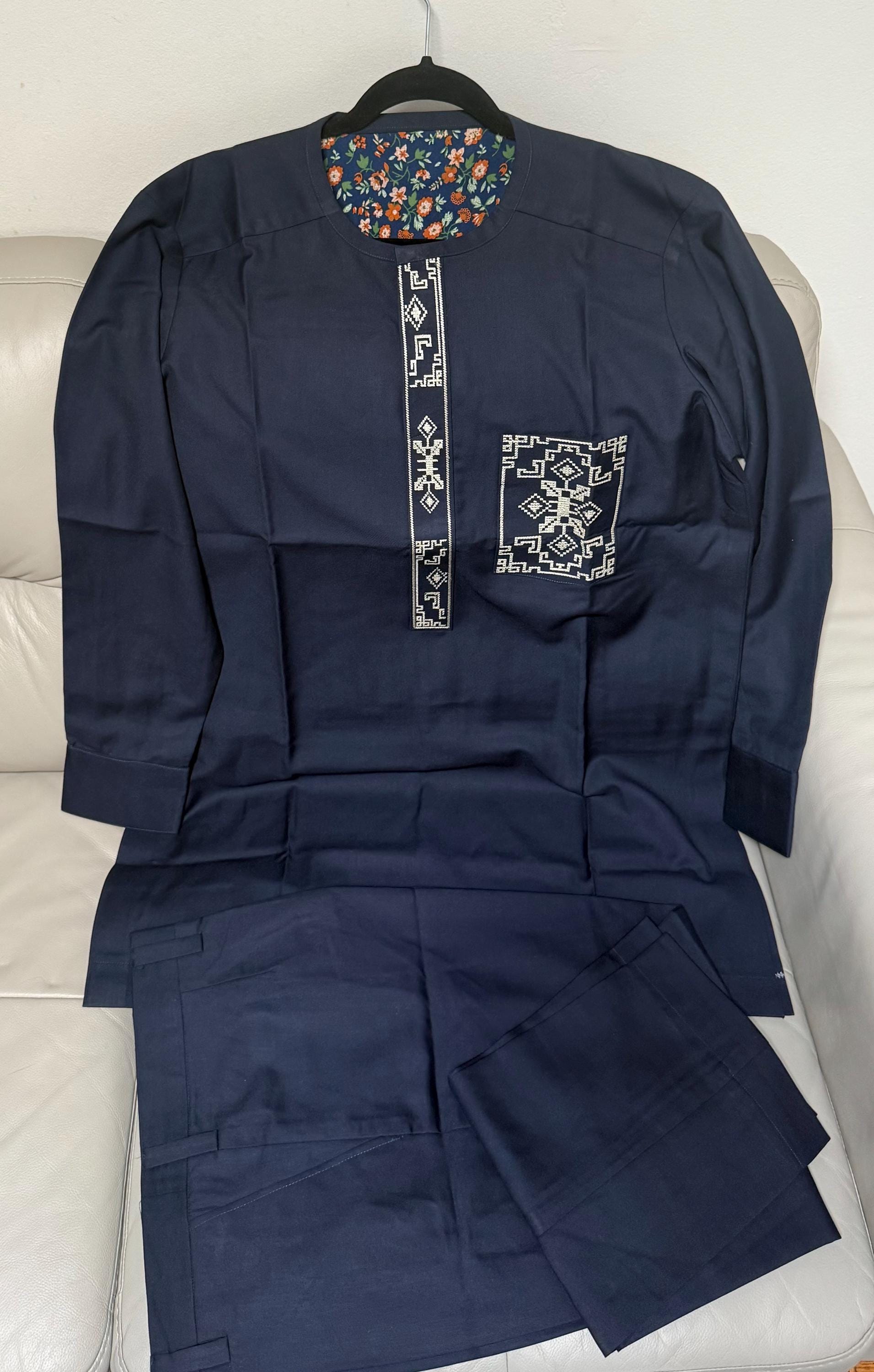 Handmade African Senetor Outfits- Nigeria Men Set - Etsy