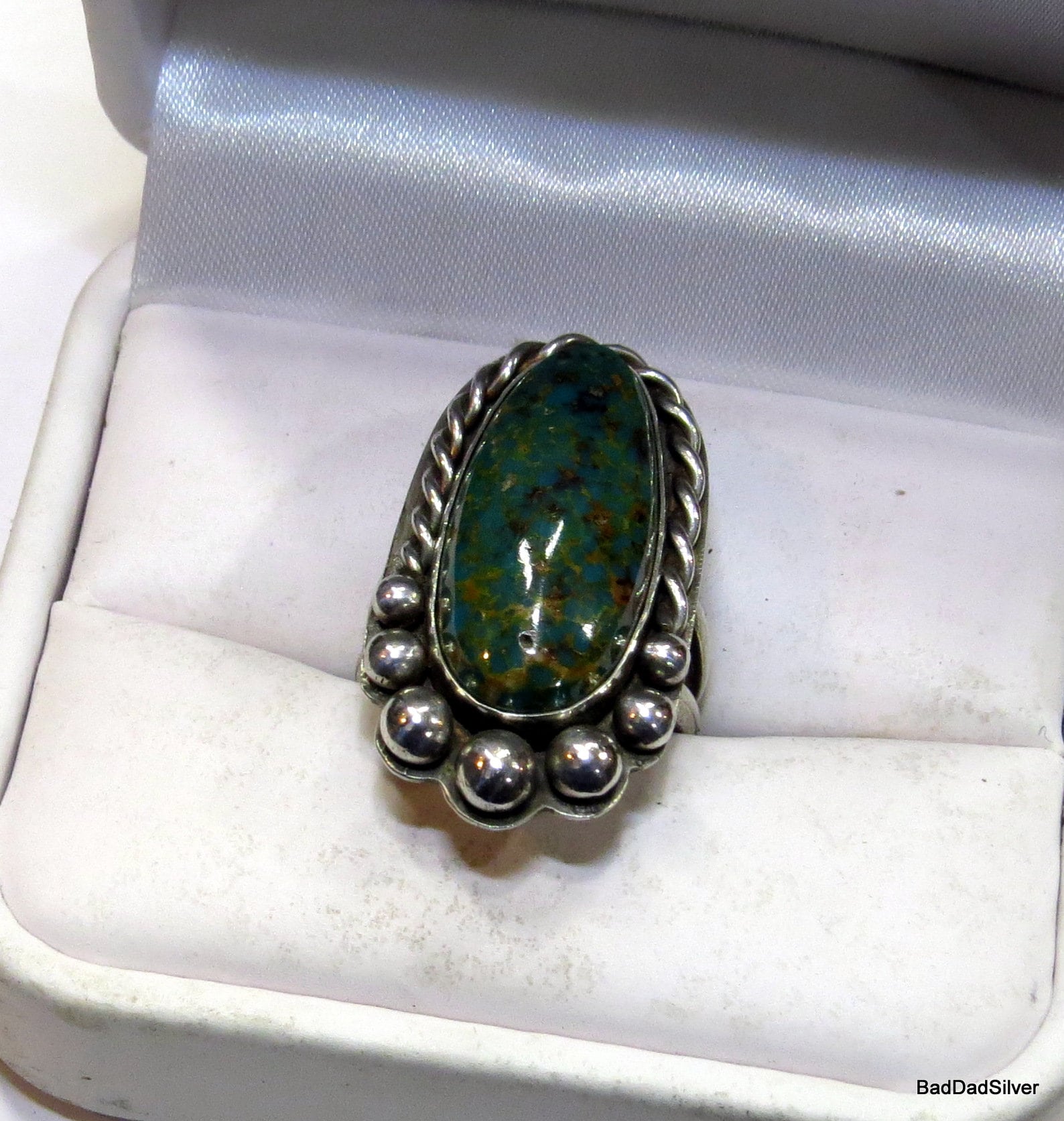 Vintage Native American Very Rare Nevada Green Turquoise - Etsy