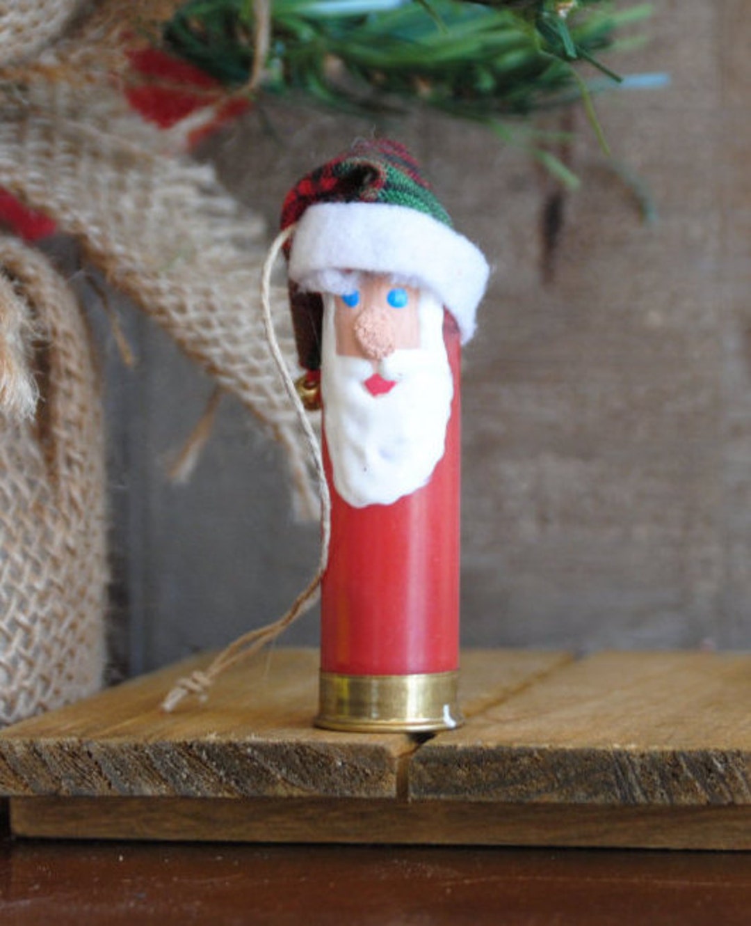 Shotgun Santa (christmas Plaid) - Etsy