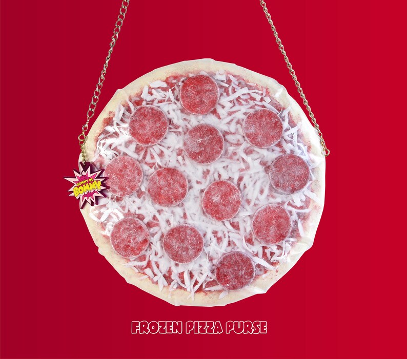 Frozen pizza purse frozen pizza bag pizza accessories pizza | Etsy