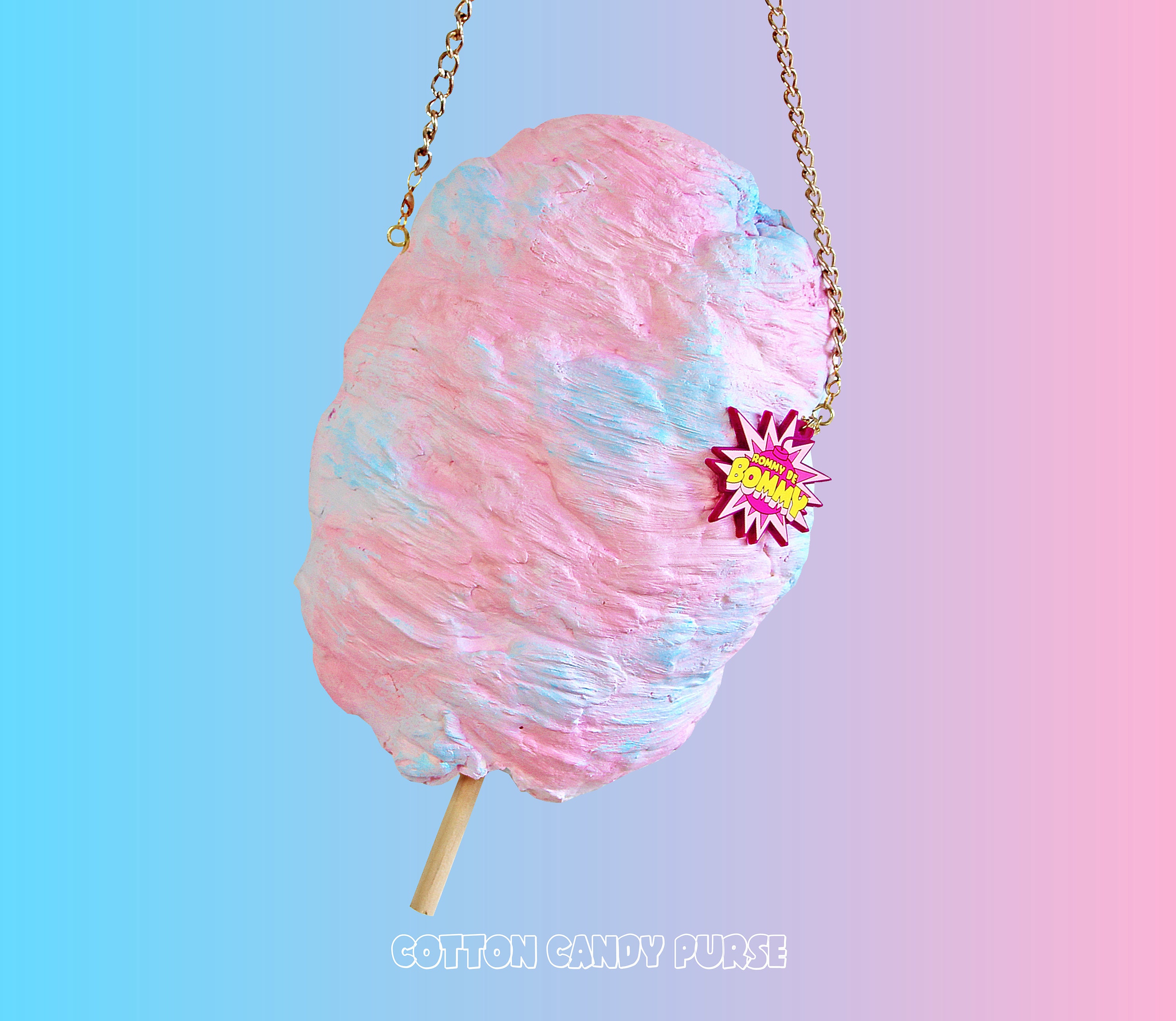 Cotton candy purse fairy floss candy floss soft sweets candies | Etsy