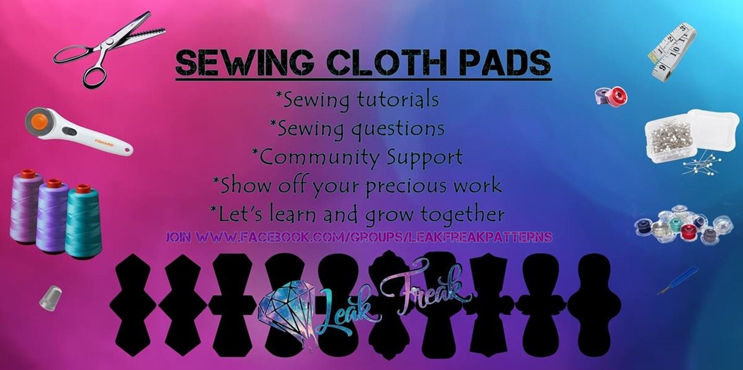 Flutter/full Bundle/cloth Pad Pattern/2.5 Snapped | Etsy