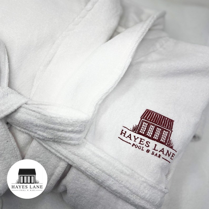 Custom Logo Luxury Bathrobe Spa Gift Embroidered Bath Robe - Etsy