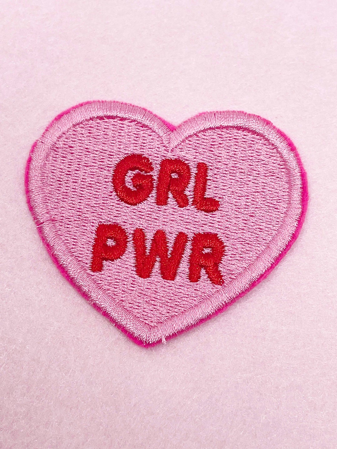 Girl Power Embroidery Patch | Iron on Patch | Backpack Patch | Sew on ...