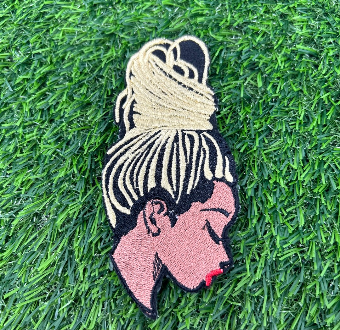 Loc Girl Embroidered Iron on Patch | Black Hair Magic - Etsy