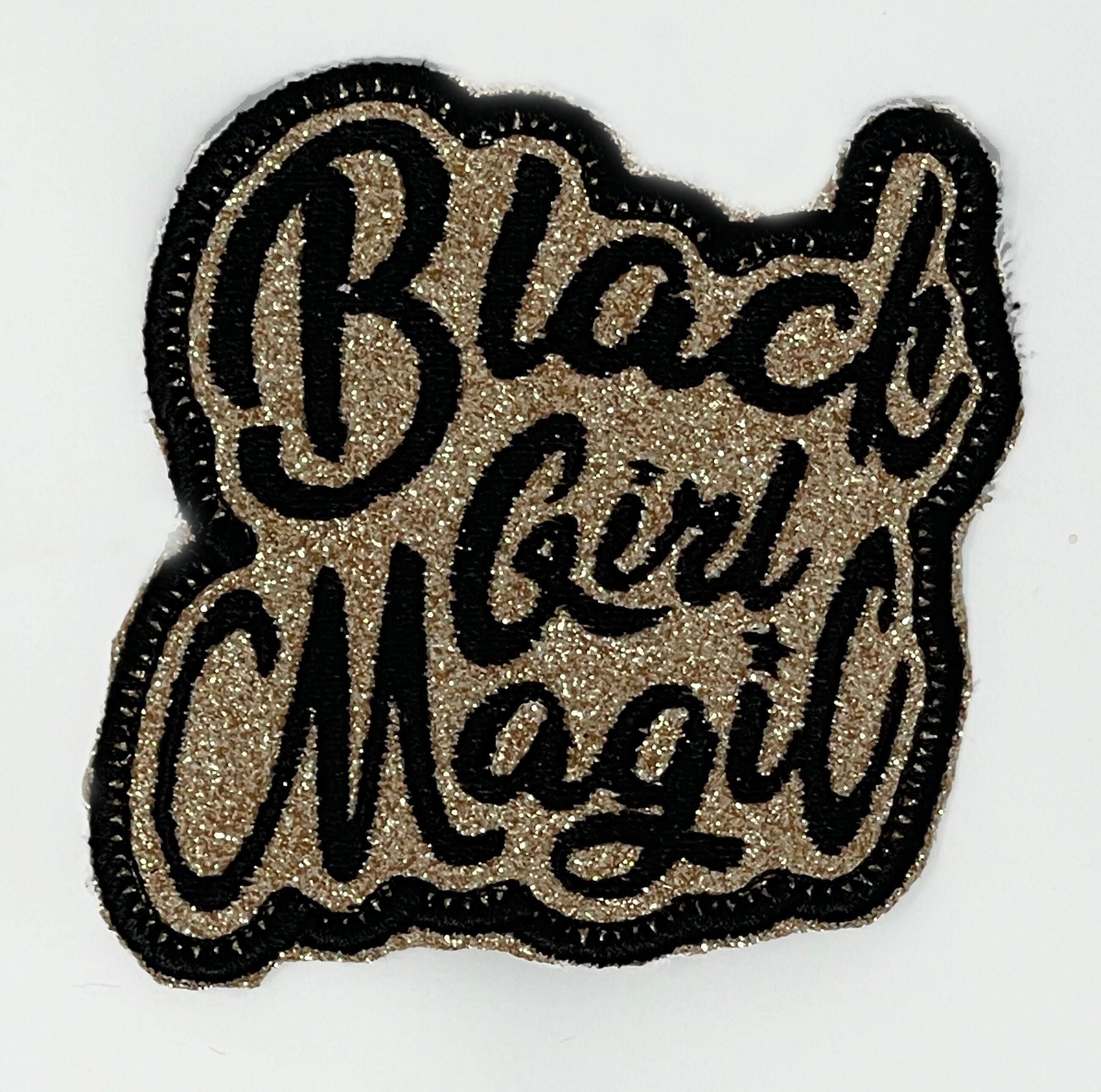 Black Girl Magic Glitter Patch Iron on Patch - Etsy