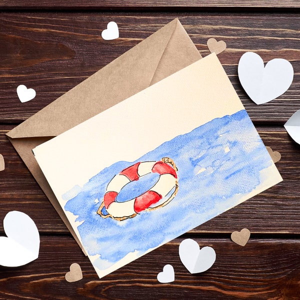 Lifesaver Card - Etsy