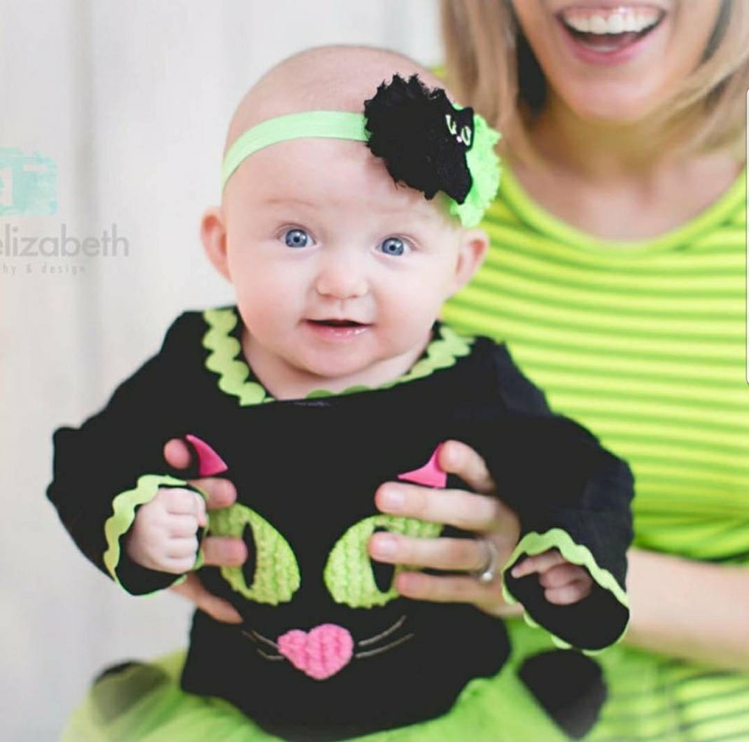 Black Cat Headband, Halloween Accessory, Girl Headband, Black Cat ...