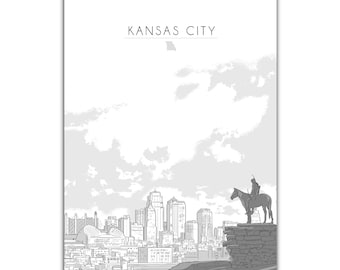Cute Postcards, Kansas City, KC Skyline, Cute Postcard Floral Postcard ...