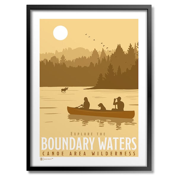 Boundary Waters Map - Etsy