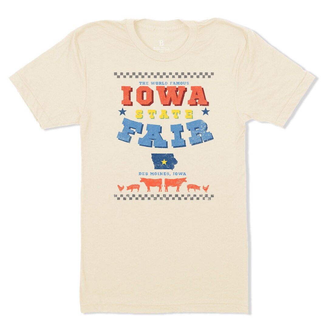 Iowa State Fair Vintage T-shirt - Etsy